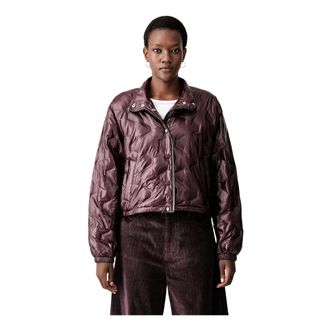 Pinko Gesteppte &Uuml;bergangsjacke - - Jackets - Damen - Lila - XL