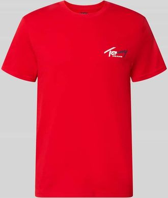 Tommy Jeans Slim Fit T-Shirt aus reiner Baumwolle