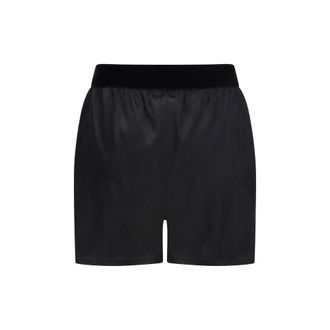 Tom Ford Womens Black Silk Bermuda Shorts