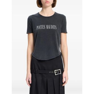 Ann Demeulemeester Floor Micro Curved-hem T-shirt