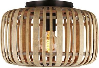 Brilliant Woodrow Deckenleuchte 32cm hellbraun, Metall/Bambus, 1x A60,, 60 w