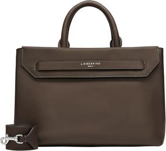 Liebeskind Liebeskind Sac daffaires M Lora Aspect Veau, Satchel Femmes, Light Truffe
