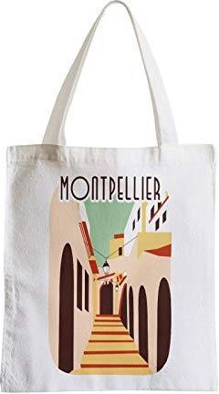 Fabulous Grand Sac Shopping Plage Etudiant Montpellier Centre Historique Voyage Tourisme