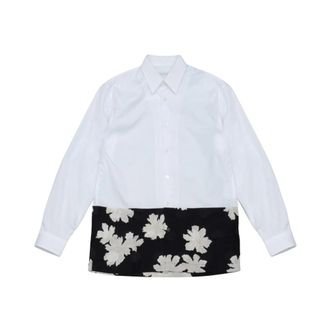 Dries Van Noten Contrast Cotton Shirt - - Shirts - Herren - Mehrfarbig - M