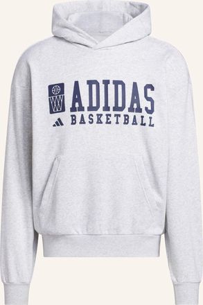 adidas Adidas Basketball Graphic Hoodie grau