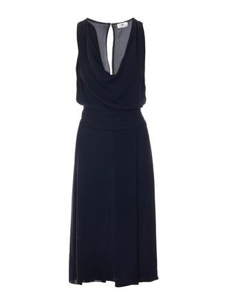 Elisabetta Franchi Robe Au Genou - Noir