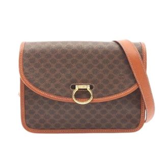 Celine Pre-owned Macadam Coated Canvas Shoulder Bag - - Pre-owned - Damen - Braun - ONE SIZE