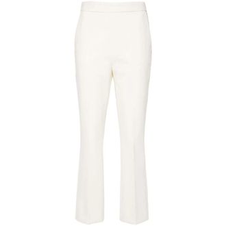 Max Mara Femme, Pantalons, Blanc, Taille: 42 FR Pantalon Blanc pour Femmes &Eacute;l&eacute;gantes
