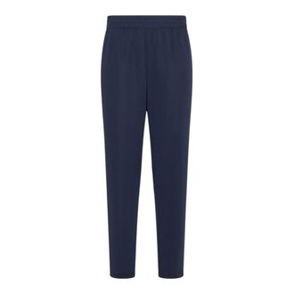 Seventy Femme, Pantalons, Bleu, Taille: 40 FR Pantalon Bleu &Eacute;lastique Jersey Cr&ecirc;pe