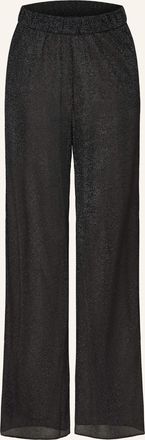 Oséree Marlenehose Lumiere Mit Glitzergarn schwarz