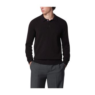 Drumohr Homme, Pulls, Brun, Taille: 2XL Polo ML Rasato