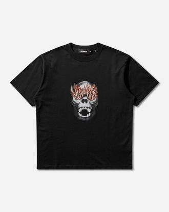 XLARGE Men s Skull In Flames T-Shirt Black