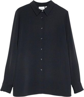 Comma Langarmbluse Bluse Flie&szlig;ende Hemdbluse