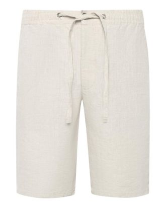Tom Rusborg Sommerliche Leinenshorts mit Kordelzug in