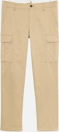 Timberland Brookline Cargohose aus Twill f&uuml;r Herren in Beige, Herren, Beige, Gr&ouml;&szlig;e
