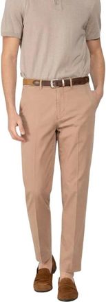 Mason's Homme, Pantalons, Beige, Taille: S Oxford Canvas Chinos