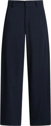 Kiton Femme, Pantalons, Bleu, Taille: 38 FR Pantalon Tailleur en Laine et Soie