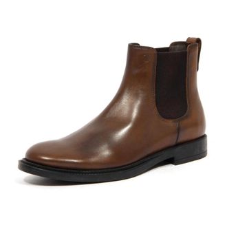 Tod's Beatles Vintage Effekt Chelsea Boot - - Shoes - Herren - Braun - 39 1/2 EU