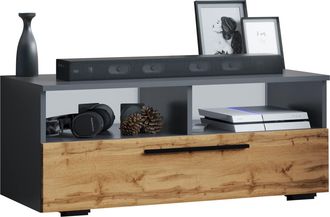 VCM TV M&ouml;bel | Lowboard | Fernsehschrank mit ausreichend Stauraum | Ma&szlig;e H. 39 x B. 95 x T. 40 cm | Fernseh M&ouml;bel - Arila L