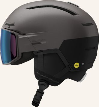Salomon Set Driver Pro Sigma Photo Mips: Skihelm Und Skibrille grau