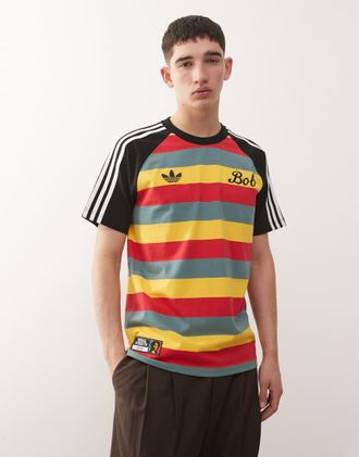 adidas adidas Football - Jamaica Bob Marley OG - T-shirt - Rouge, jaune et vert-Multicolore