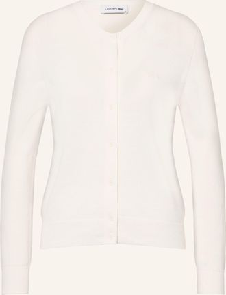 Lacoste Strickjacke weiss