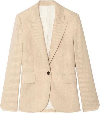 Zadig&Voltaire Blazer Vavy - Femme - Vestes - Brun - Taille: 46 FR