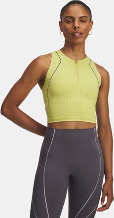 Under Armour Halo Run Tanktop für Damen Gelb Shade / Reflektierend XL