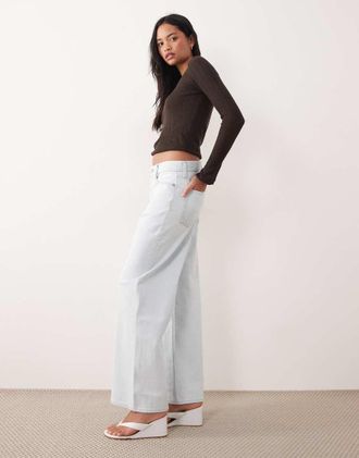 Calvin Klein Jeans Jean baggy &agrave; taille basse - Bleu d&eacute;lav&eacute;