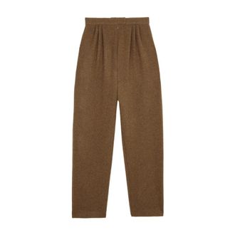 Cortana Single Cashmere Pants - - Trousers - Damen - Braun - XL