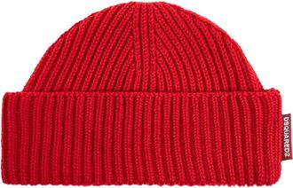 Dsquared2 Homme, Accessoires, Rouge, Taille: ONE Size Ensemble bonnet et écharpe
