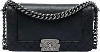 Chanel Pre-owned Cuir sacs-chanel - Femme - Pre-owned - Noir - Taille: ONE Size