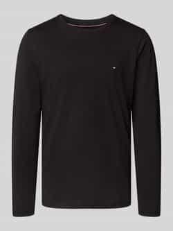 Tommy Hilfiger Slim Fit Langarmshirt aus Baumwoll-Mix