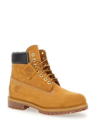 Timberland Mens Ankle Boots Beige Leather
