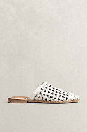 GANT Damen Gimble Mule aus Leder (37) EGGSHELL