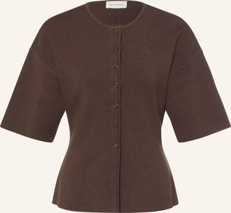 Moss Copenhagen Msch Copenhagen Strickjacke Mschmirielle Mit 3/4-Arm braun