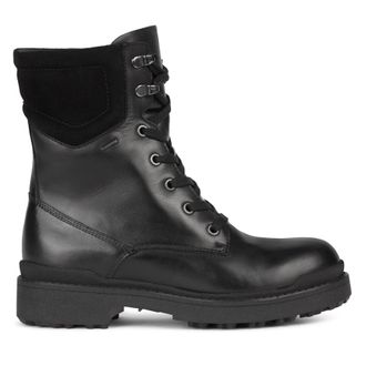 Geox Schnürschuhe Geox D36UPA-04322 C9999 Schwarz