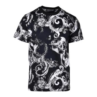 Versace Jeans Couture Stylisches Baumwoll-T-Shirt - - Tops - Herren - Schwarzk - 2XL