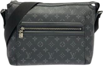 Louis Vuitton Sac bandouli&egrave;re Odyssee Monogram Eclipse Pre-owned - Femme - Pre-owned - Noir - Taille: ONE Size