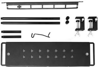 Generico Campingtisch-St&auml;nder - Schreibtisch-Regalhalterung, zusammenklappbarer Getriebest&auml;nder | Tragbares Taschenlampen-Pole-, multifunktionales Aufbewahrung