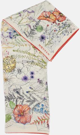 Alexander McQueen Spider Floral Seidenschal
