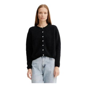 American Vintage Femme, Pulls, Noir, Taille: 40 FR Cardigans