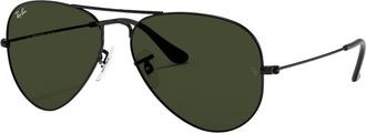 Ray-Ban unisex, Accessoires, Noir, Taille: 58 MM Aviator Large Metal