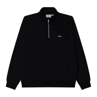 Obey Established Works Bold Mockneck - - Sweatshirts & Hoodies - Herren - Schwarzk - M
