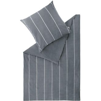 Esprit Winter Bettw&auml;sche FLANELL - 1 St&uuml;ck 155x220 cm, Anthrazit