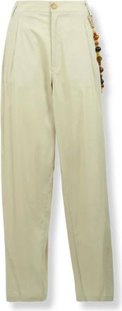 Darkpark Darkpark, Femme, Pantalons, Beige, Taille: 44 FR Wide Pantalons