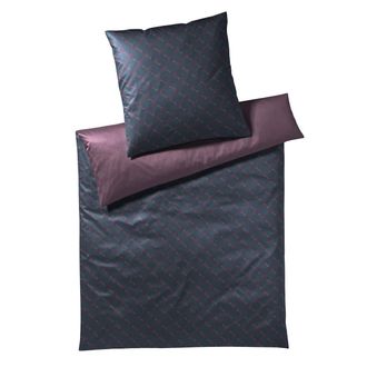 Joop Bettwäsche Cornflower Double Midnight Purple Kissenbezug einzeln 40x40 cm