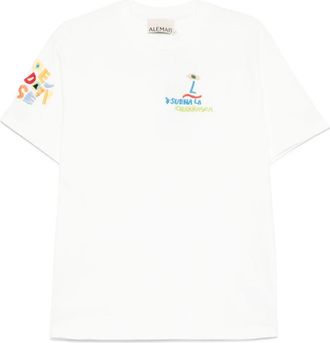 Alemais Femme, Tops, Beige, Taille: 36 FR Tee Nadia Brod&eacute;