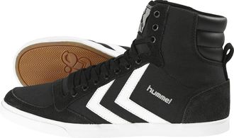 Hummel Slimmer Stadil HIGH, Unisex Hohe Sneaker, Schwarz (Black/White KH 2113), 36 EU (3.5 UK)