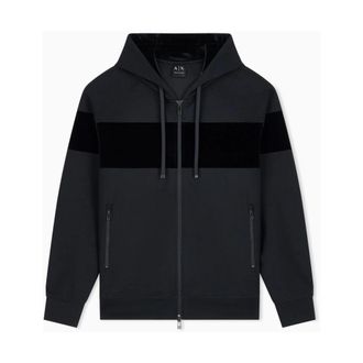 A|X Armani Exchange Zip-Through Hoodie - - Sweatshirts & Hoodies - Herren - Schwarzk - S